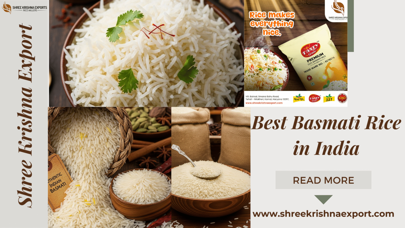 Best Basmati Rice in India - Shree Krishna Export
